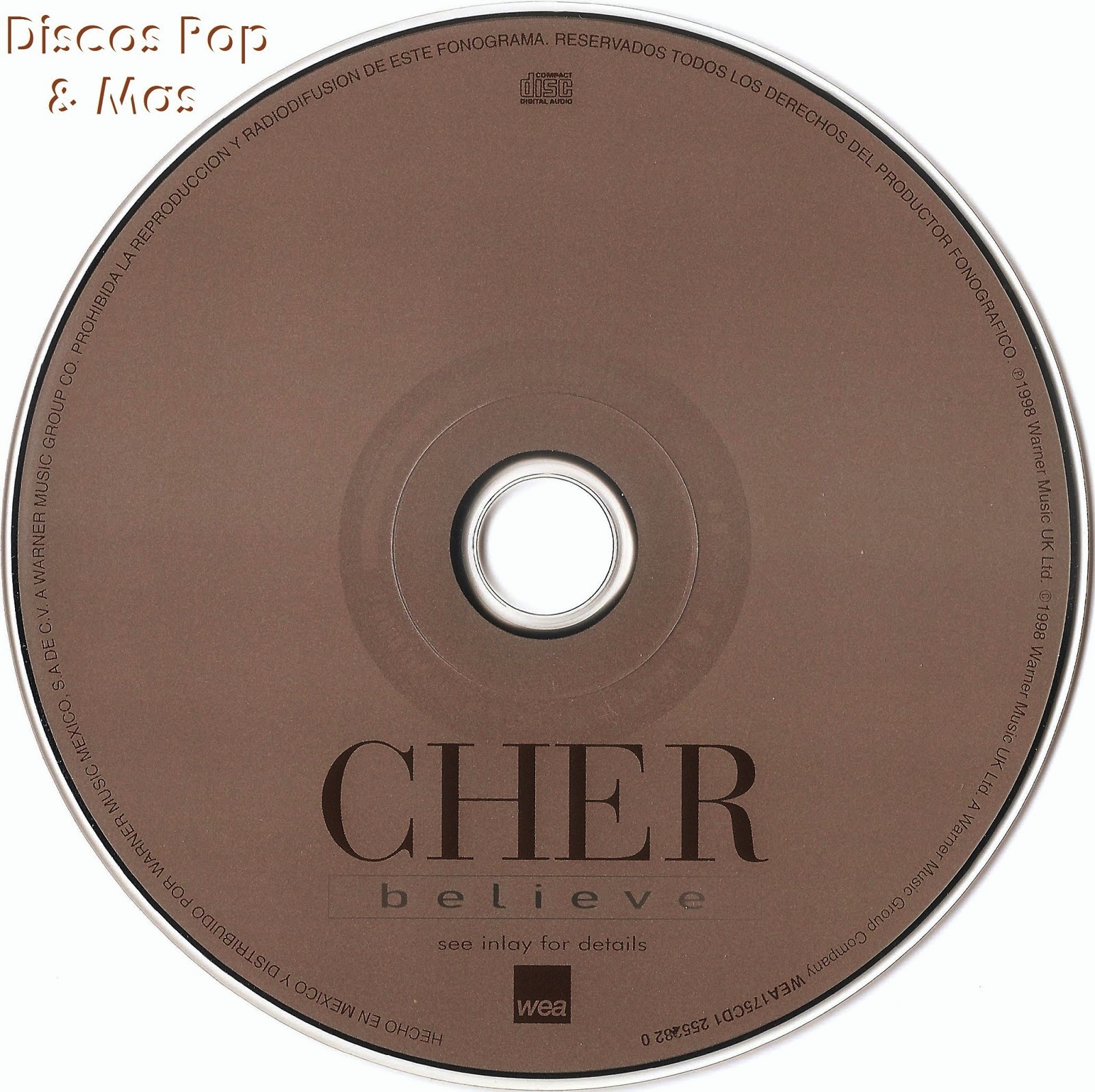 Discos Pop & Mas: Cher - Believe (Single)