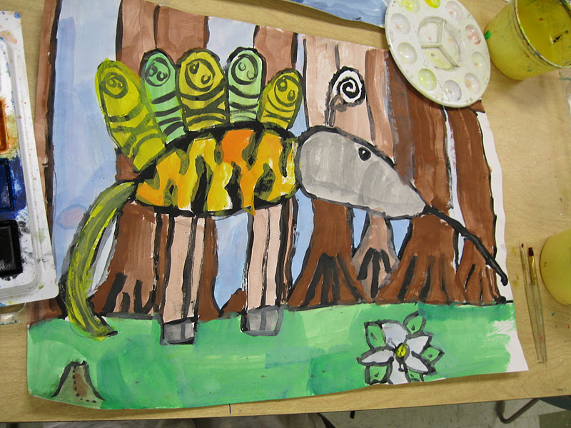 The Art Room at The Falcon Academy of Creative Arts: 3rd grade art