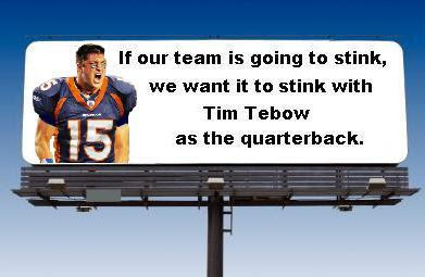 NFL Football Guru: Tim Tebow Billboard