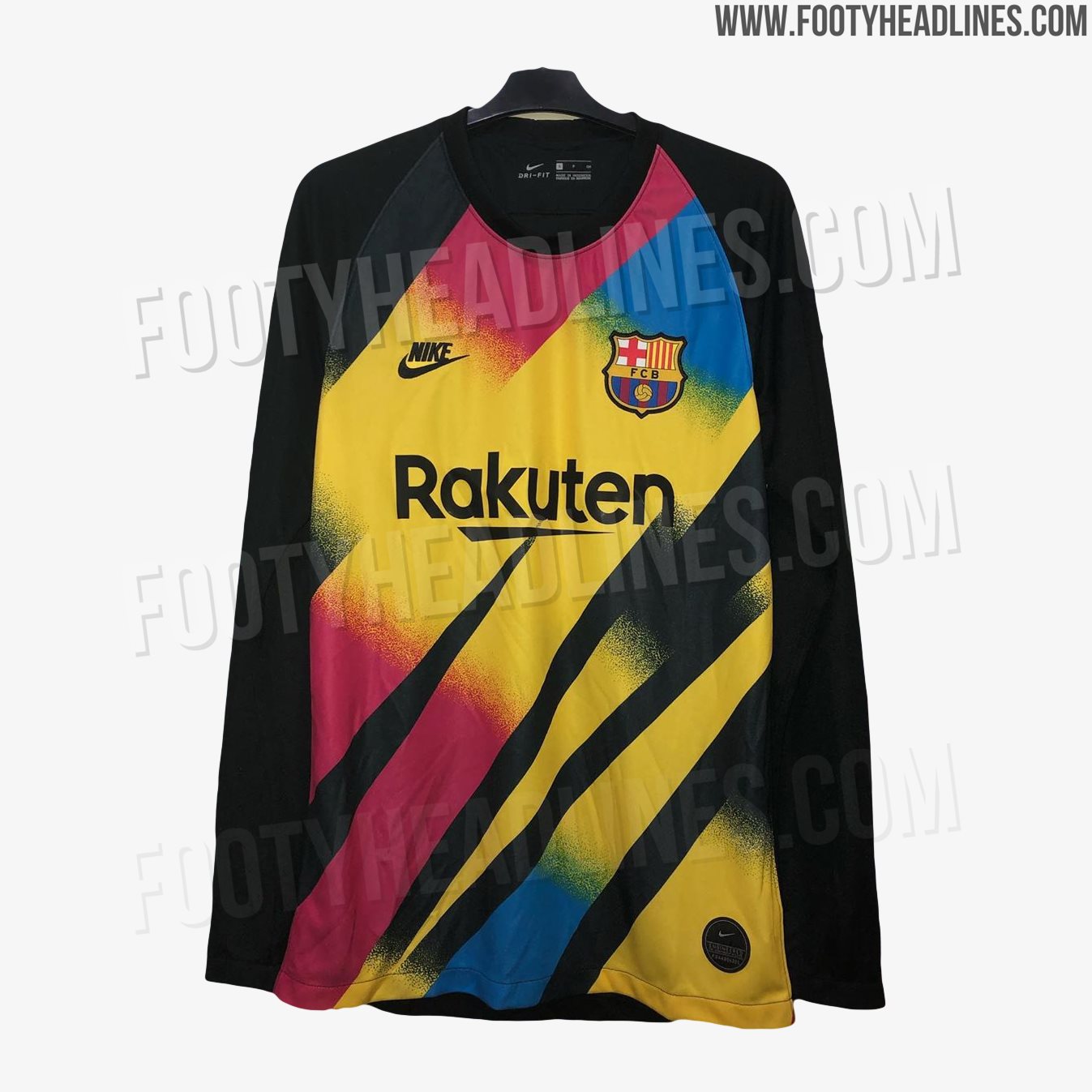 Crazy Nike FC Barcelona 19-20 Champions League Goalkeeper Kit Leaked ...