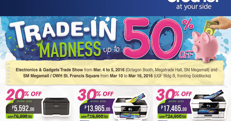 Brother Trade In Madness Promo Announced! Trade Any Brand And Get 50 ...
