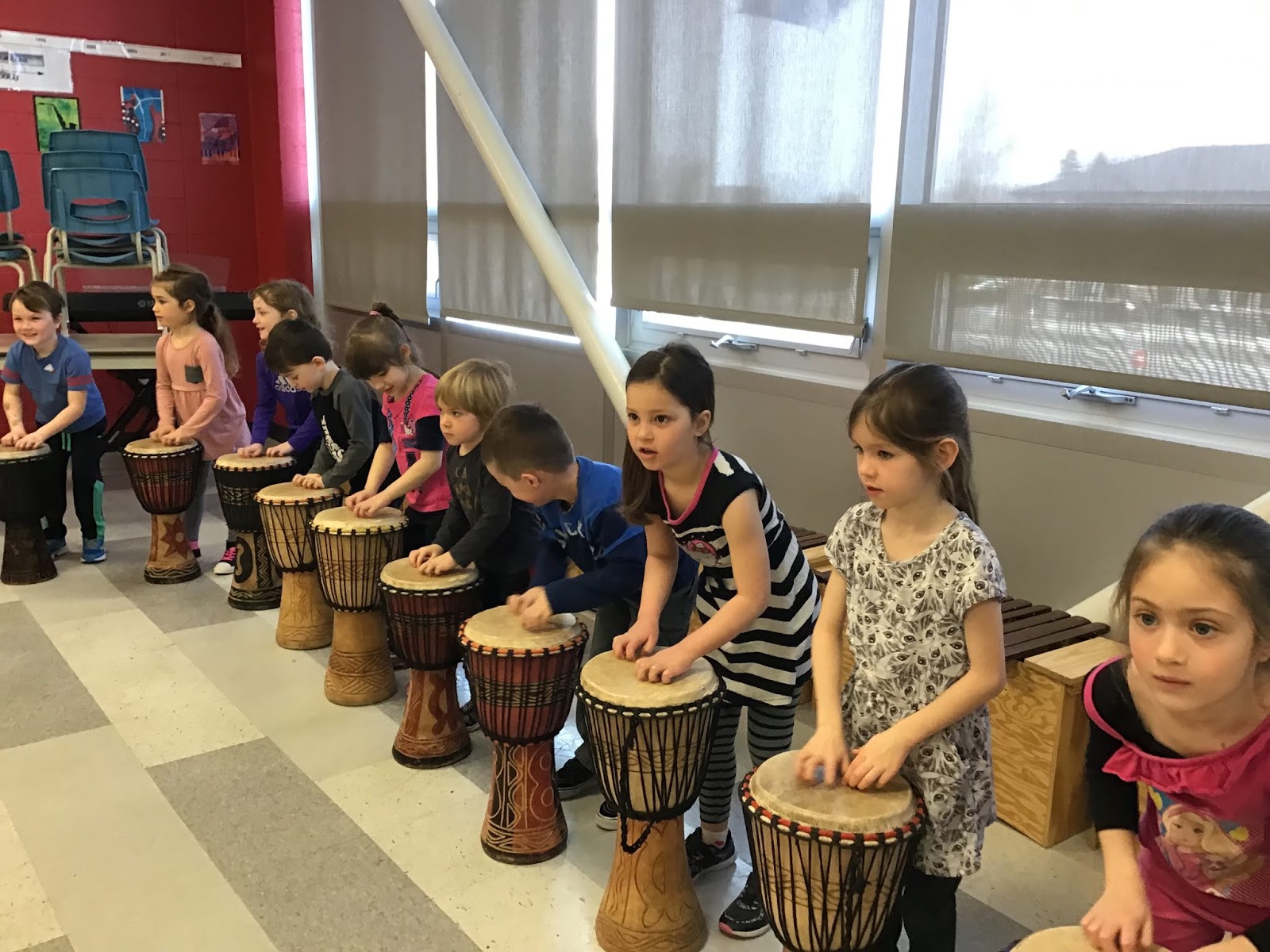La maternelle de Francesca: Atelier de percussions!