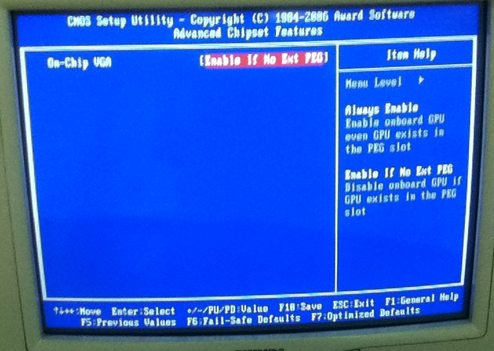 Pedro Luis: Menus de una BIOS