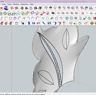 How to Make Wood Carving On SketchUp - bagus3d