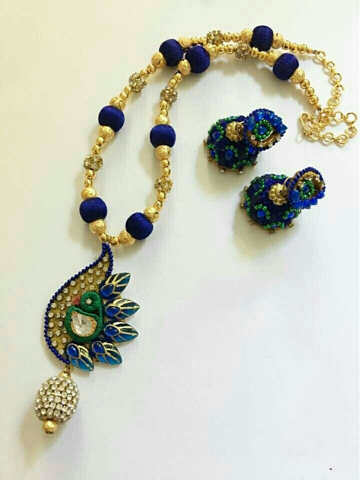 New Design Silk Thread Jewelry - Collection of Precious Jewelry Design