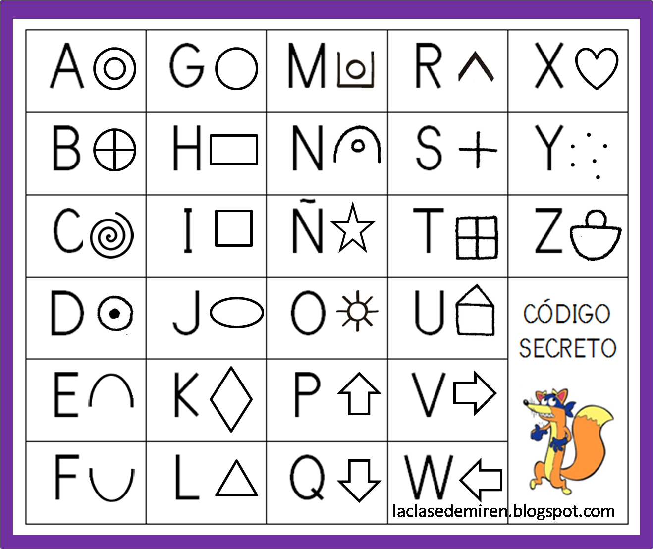 Alfabeto Em Codigo Secreto - BRAINCP