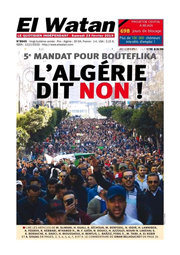 Egyptian Chronicles: Algeria protests : Friday 22 February 2019 was a ...