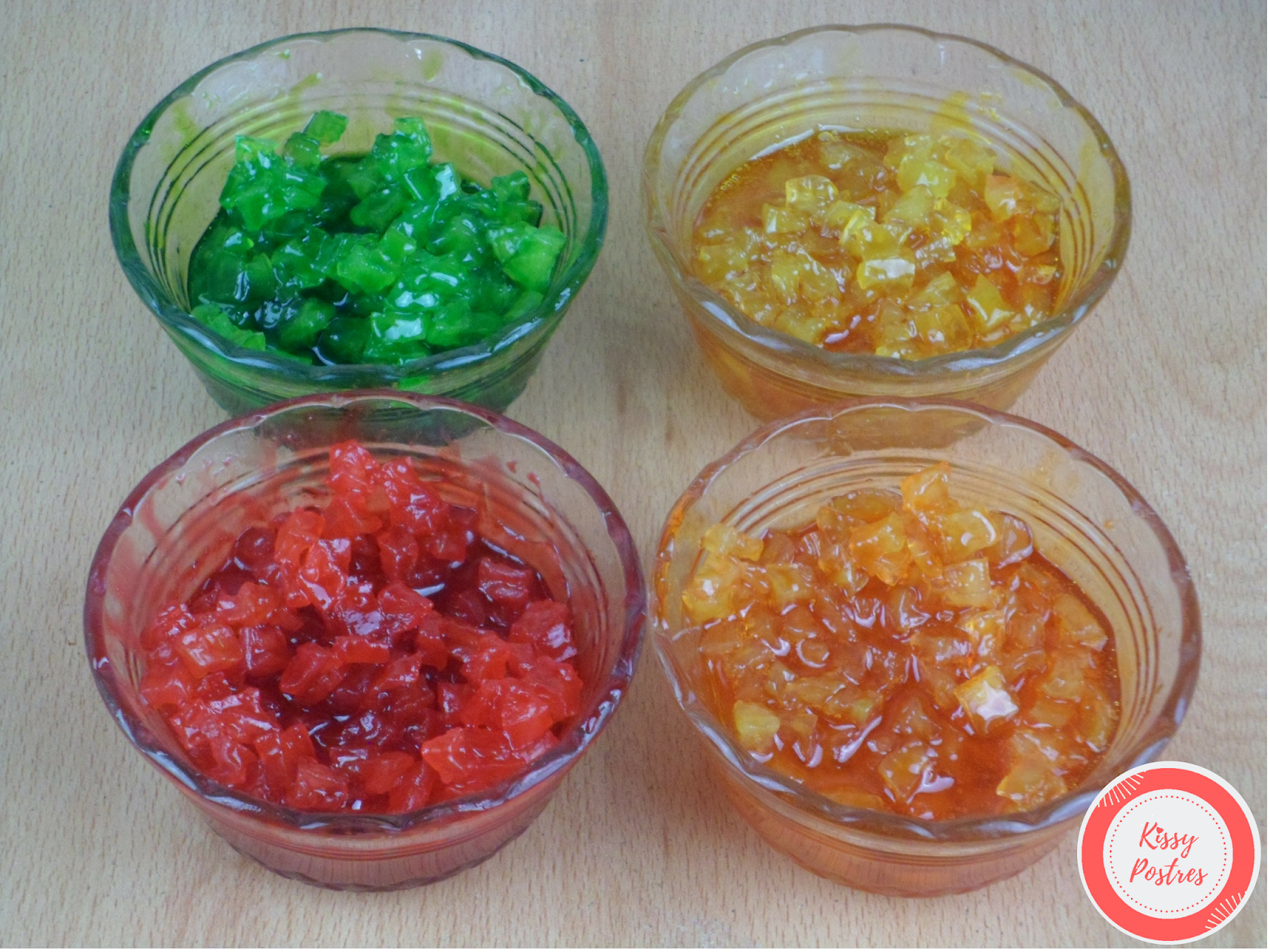 Kissy Postres: Cómo hacer fruta confitada paso a paso