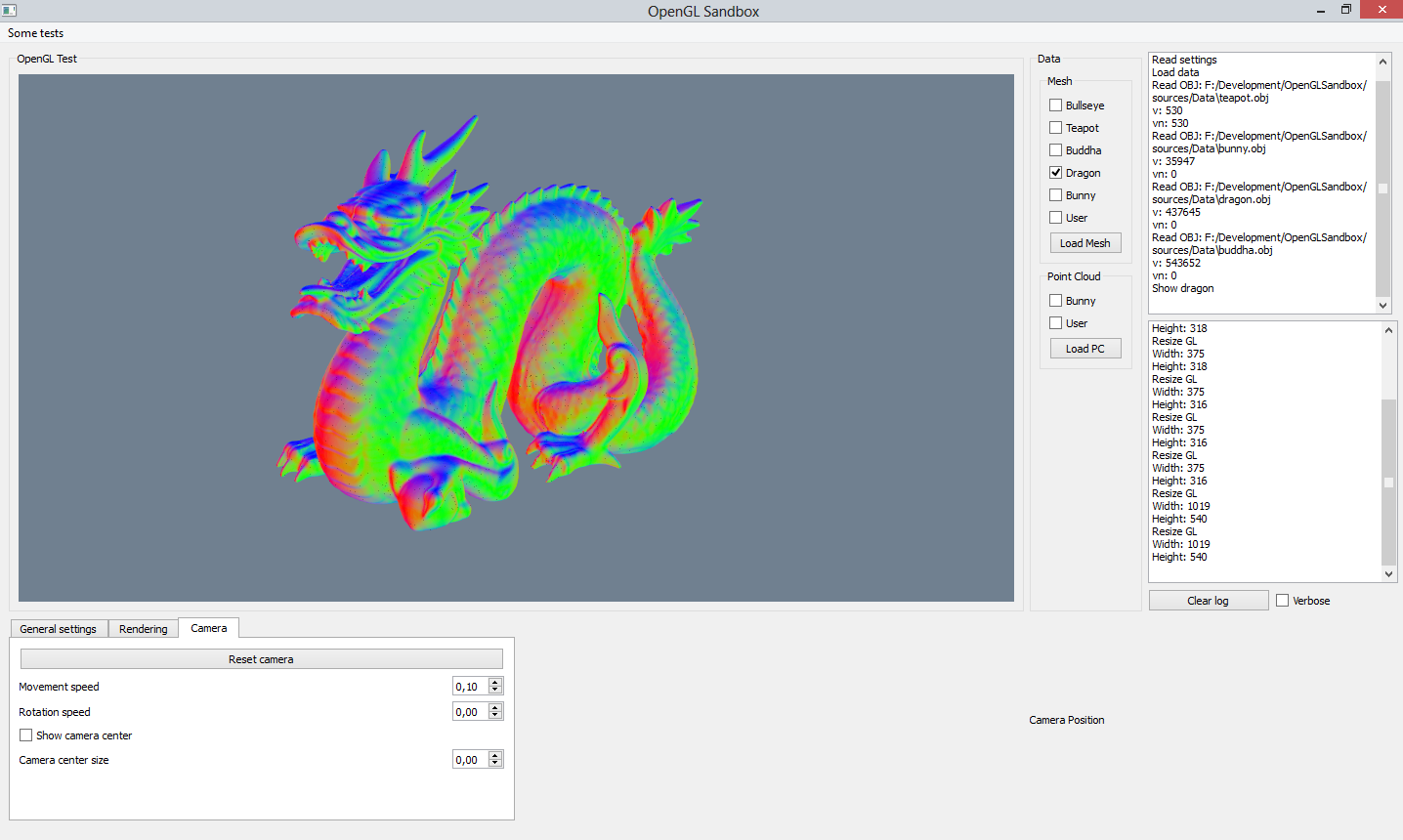 Diary Of A Tinker Opengl Sandbox My First Shader