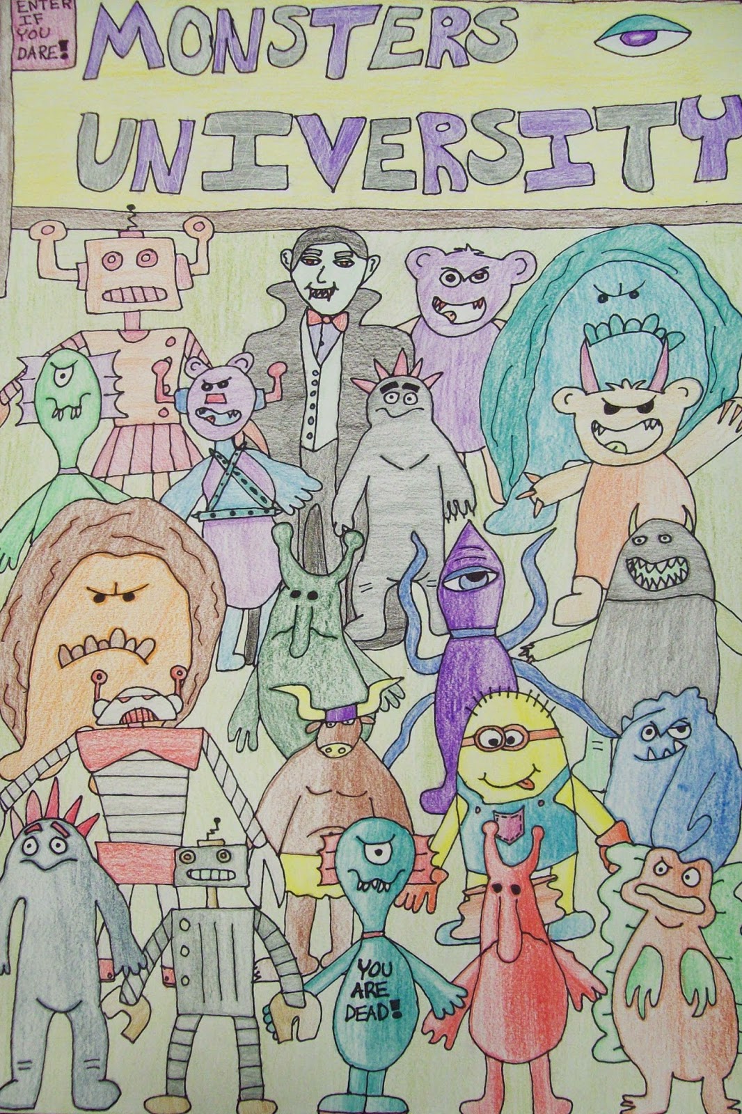 my artful nest: Monster Selfies