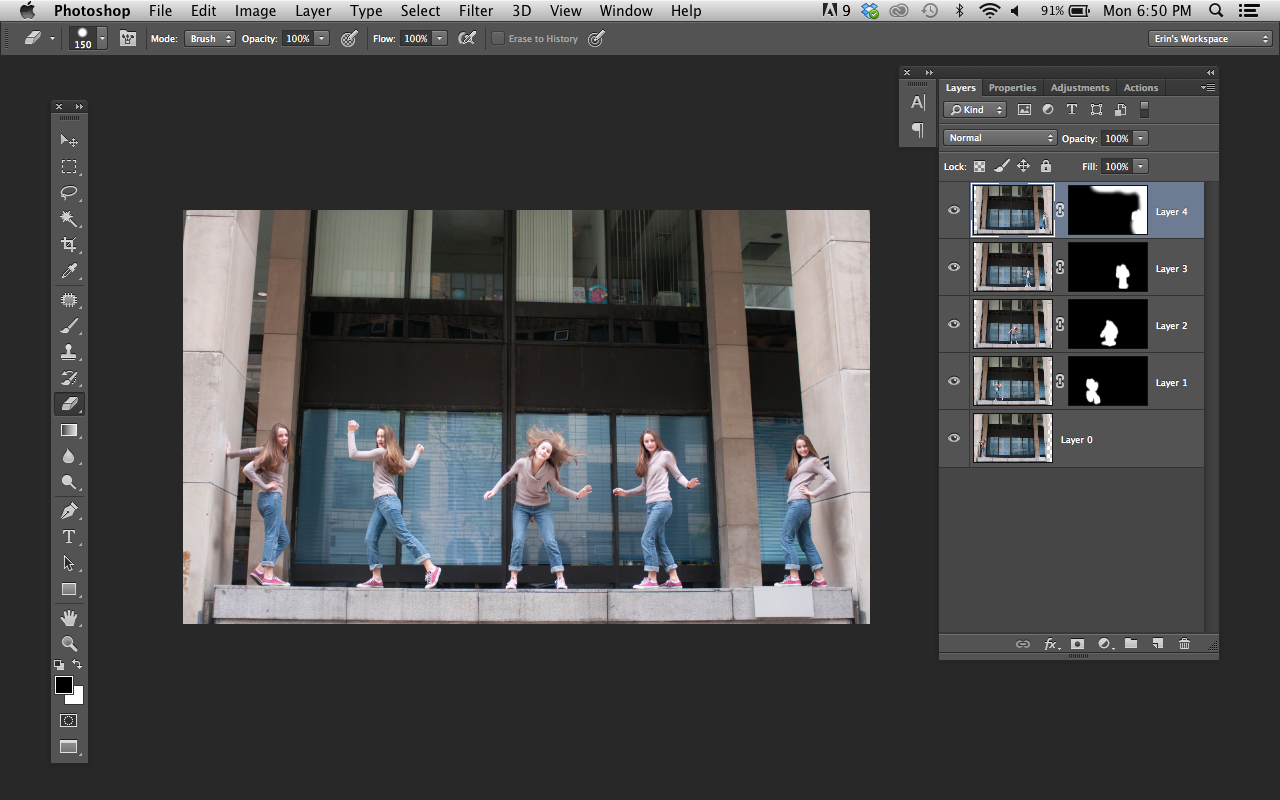 Art 35: Digital Photography & Photoshop: Masking Exercise