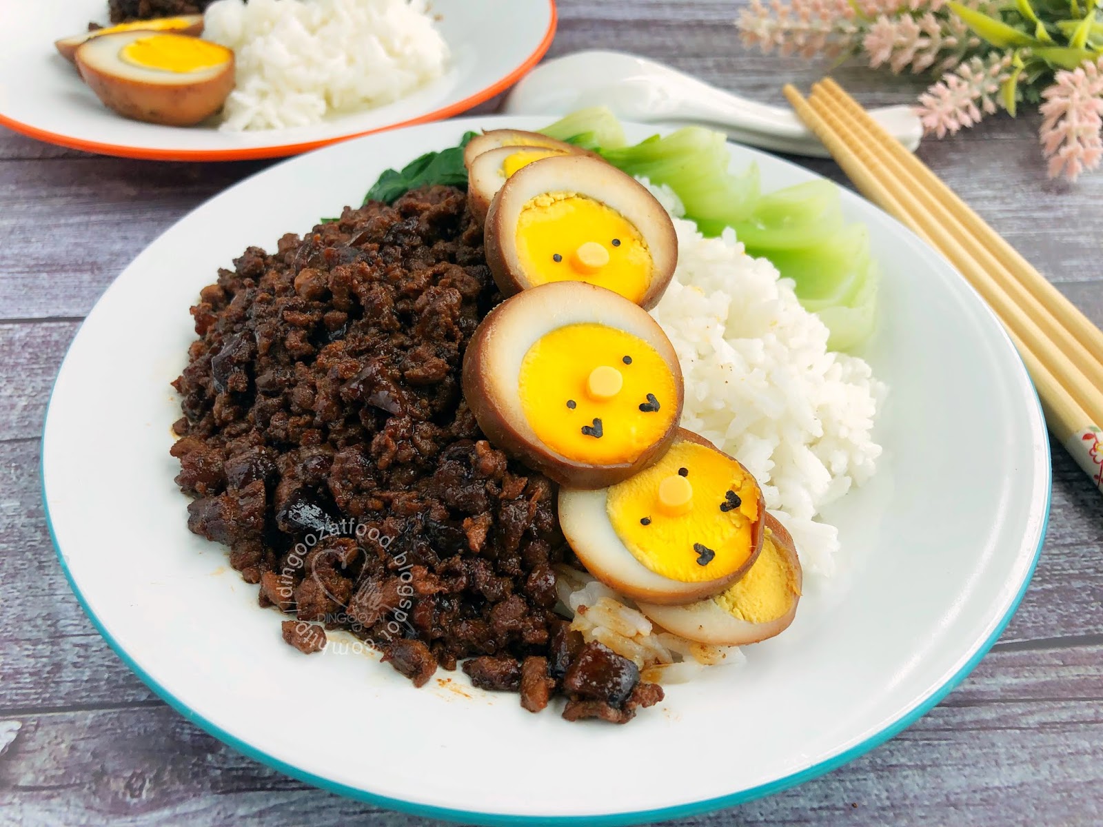 Miki's Food Archives : Taiwanese Braised Minced Pork With Rice 台式香菇肉燥饭 ...
