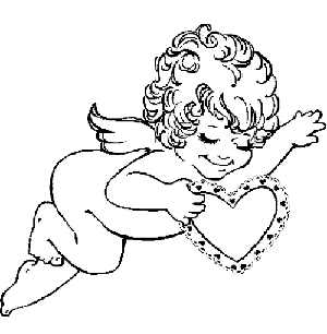 Cupido para colorear﻿ - COLOREA TUS DIBUJOS