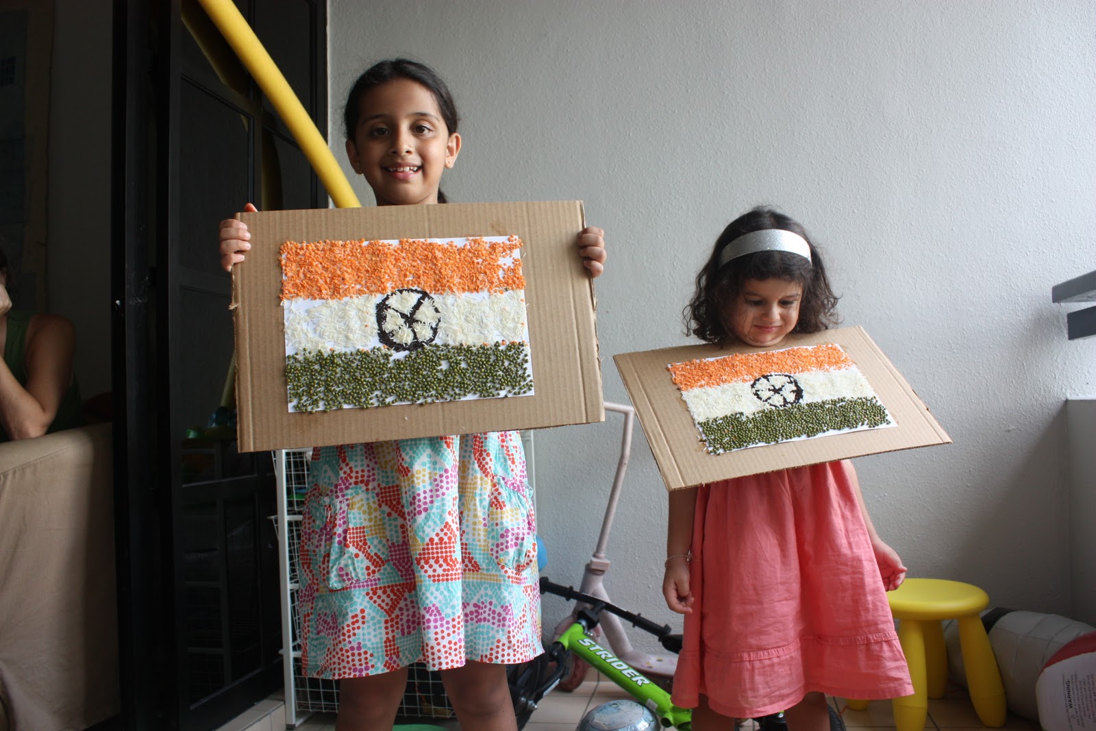 whirls and twirls around the world: India crafts: India flag