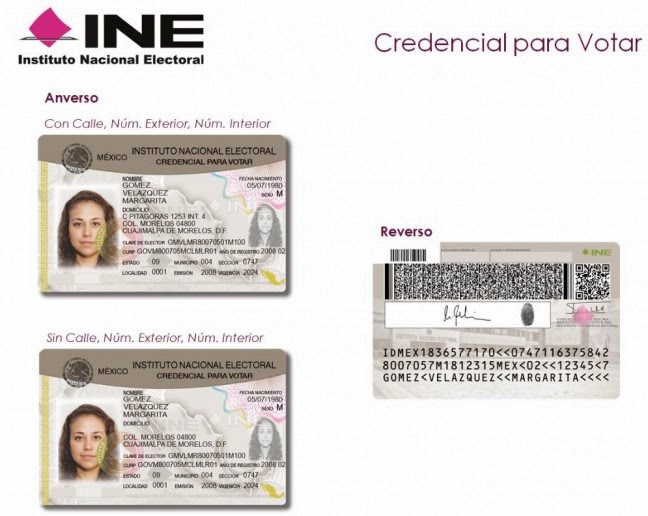 GCP: PRESENTA EL INSTITUTO NACIONAL ELECTORAL (INE) NUEVA CREDENCIAL ...