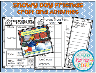 1st Grade Hip Hip Hooray!: Snowmen Friends...Activities and Craft