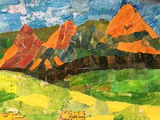 Art Room Britt: Shelli Walters Oregon Landscape Collage