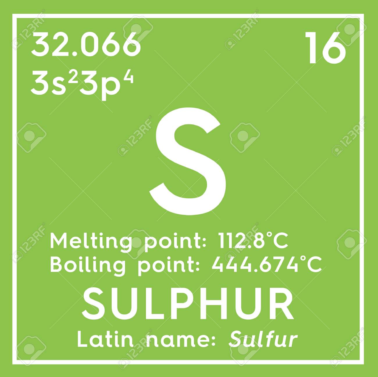 Heraldry of Life: 16.SULFUR - ART with S-chemical element symbols