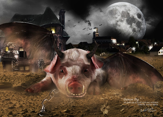 First Graduation Multimedia: Demon Pig #by Andrian Wijaya