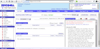 Usuarios de Laboratorio: ZeroShell primera parte puesta en funcionamiento.