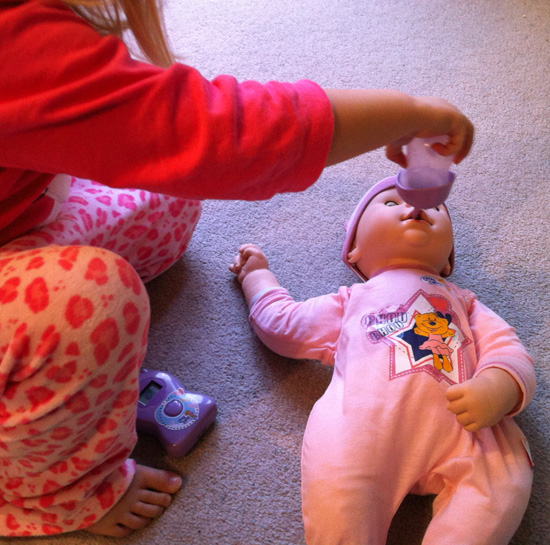 Never bored of bubbles: Chou Chou Baby Monitor Doll Toyologist Review