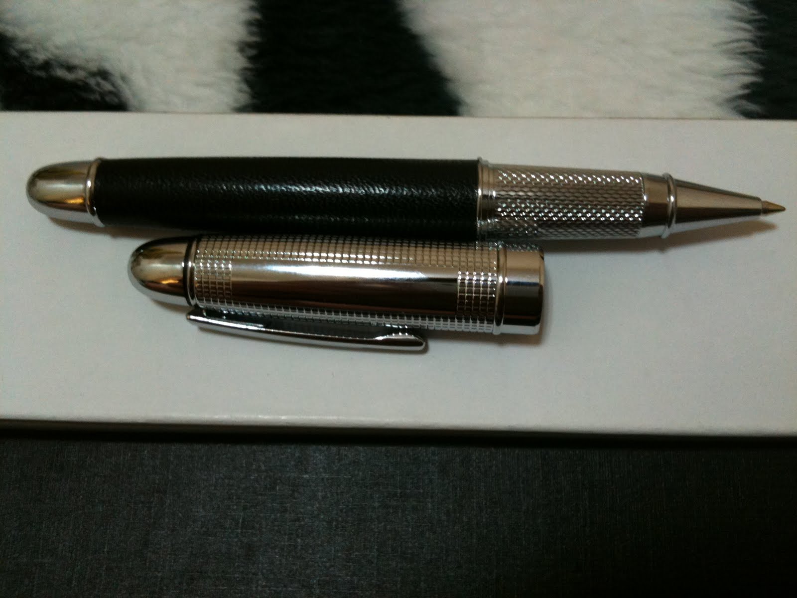 Ah-Chi-Pa-Rang Shop!: Hauser Rollerball Pen With Leather Pen Body