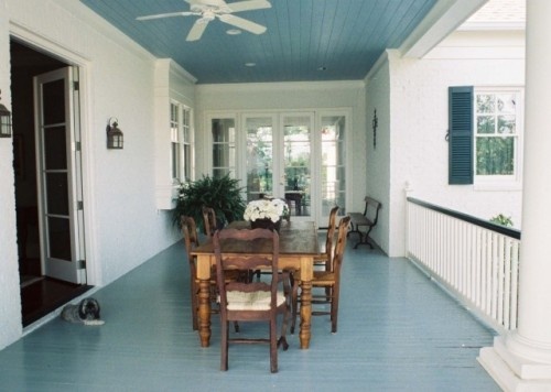 VintageSouthernLife: Blue Monday -Haint Blue