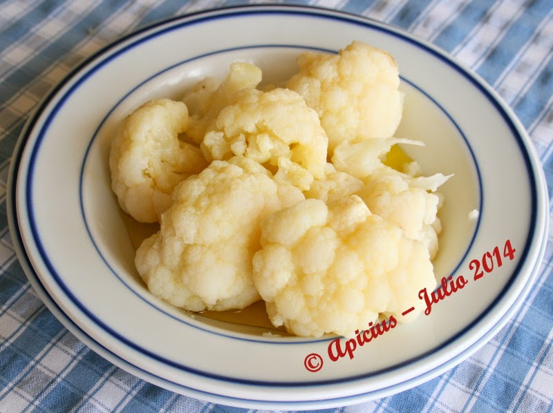 La cocina de cada día: 1436º Menú, Hervido de coliflor, bonito con ...