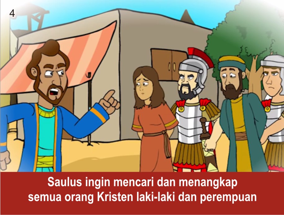 Komik Alkitab Anak: Saulus Menjadi Paulus