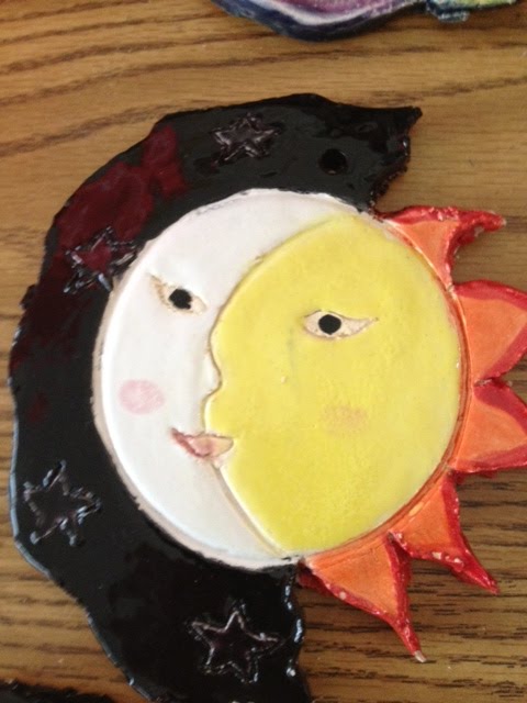 Fabulous Fifth Grade: Sun /Moon Clay Project