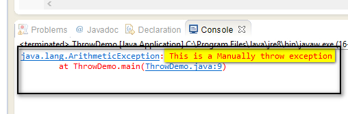 Selenium By Arun 232 Using Throw Keyword In Exception Handling