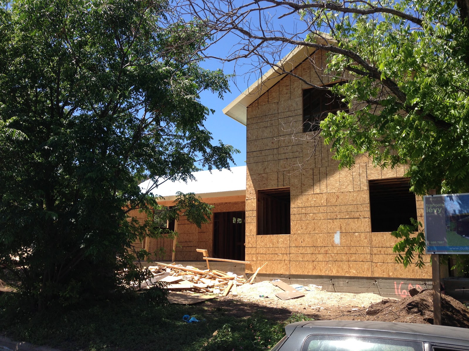 This New House: Plywood Sheathing & Exterior Colors