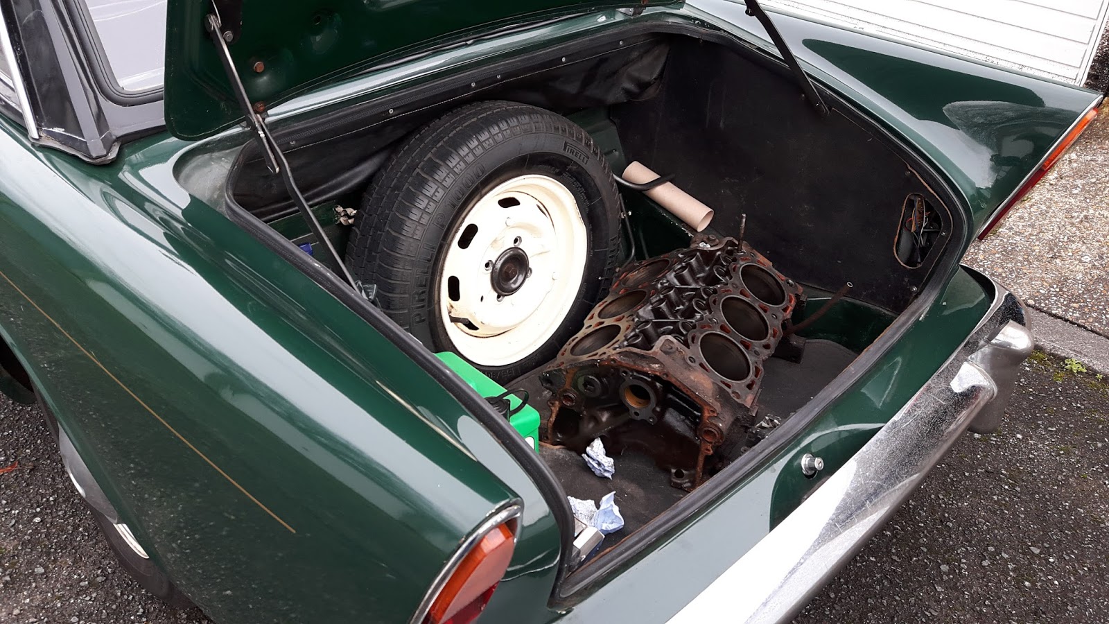 Sunbeam Alpine Series 3 conversion to V6 2.8: Checking the Donor Engine