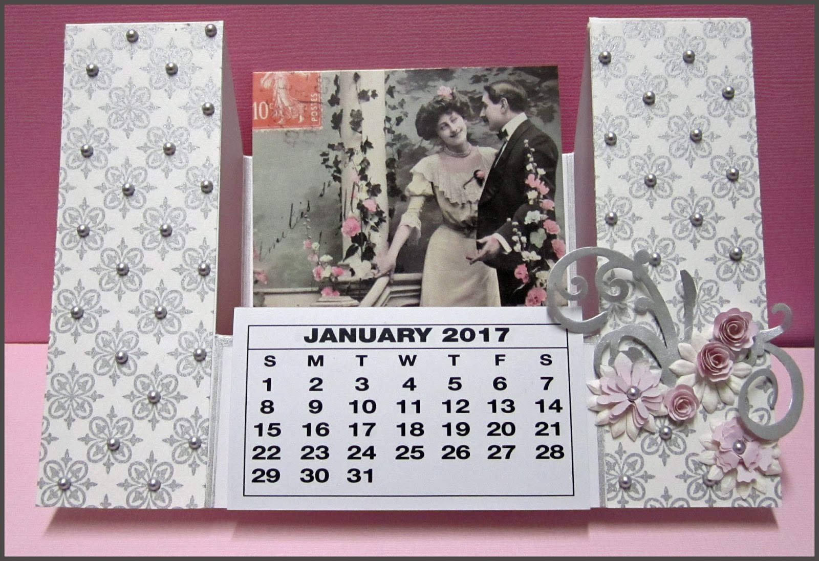HAND MADE CARDS........ Ideas and Inspiration: ROMANTIC CALENDAR AND ...