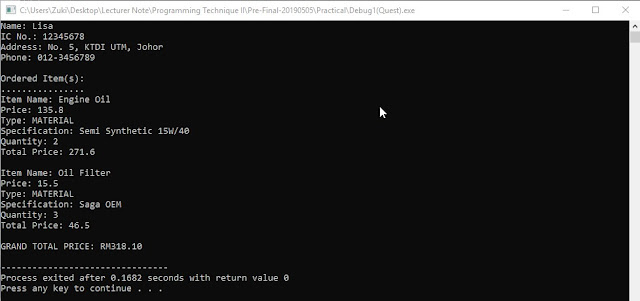 C Error Debugging Final Sample Question