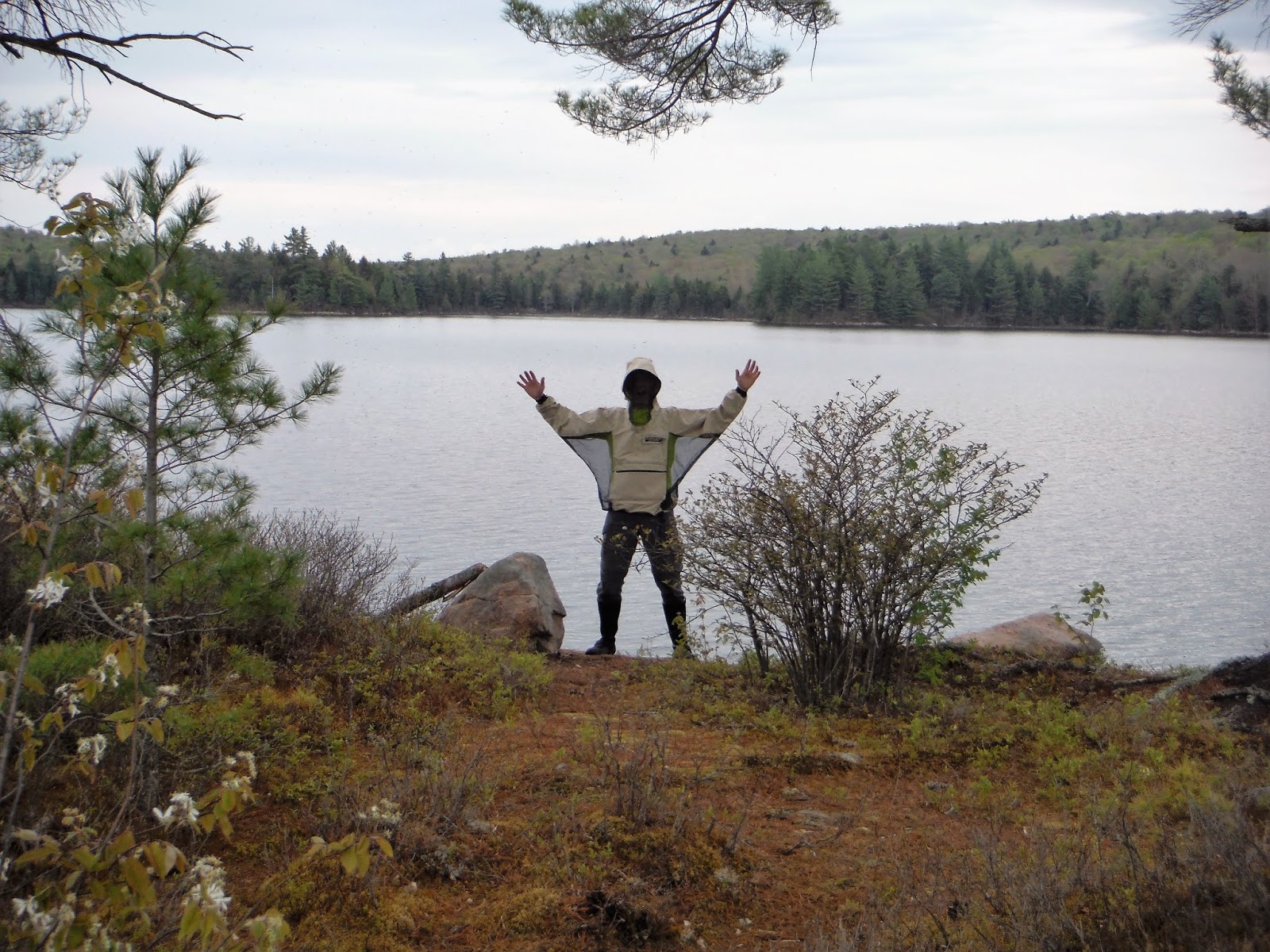 LITTLE TUPPER LAKE & ROCK POND & ROUND LAKE canoe camping. Adirondack Park.