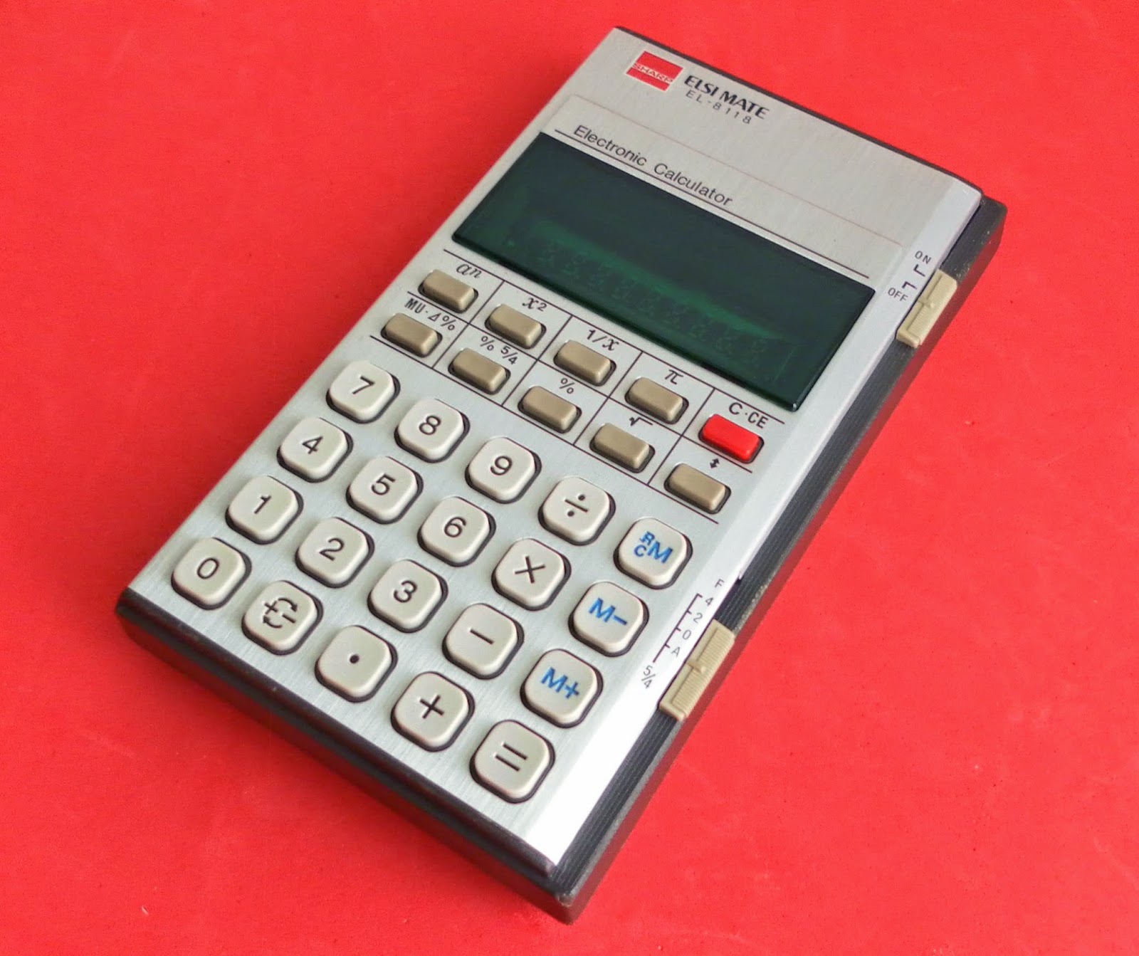 Sharp Elsi Mate EL-8118 from the 70's in Japan: yet another VFD based ...