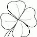 Kids Page: Clover Coloring Pages