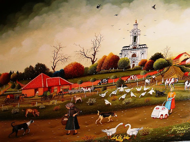 Jan Bačur | Serbian Naive Art info