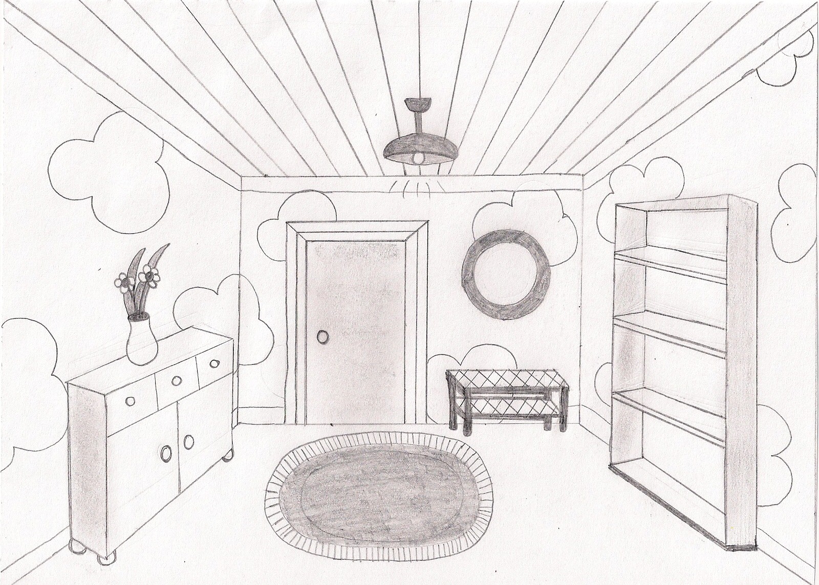 Ulekunst - kunst i skolen: Tegning - perspektiv