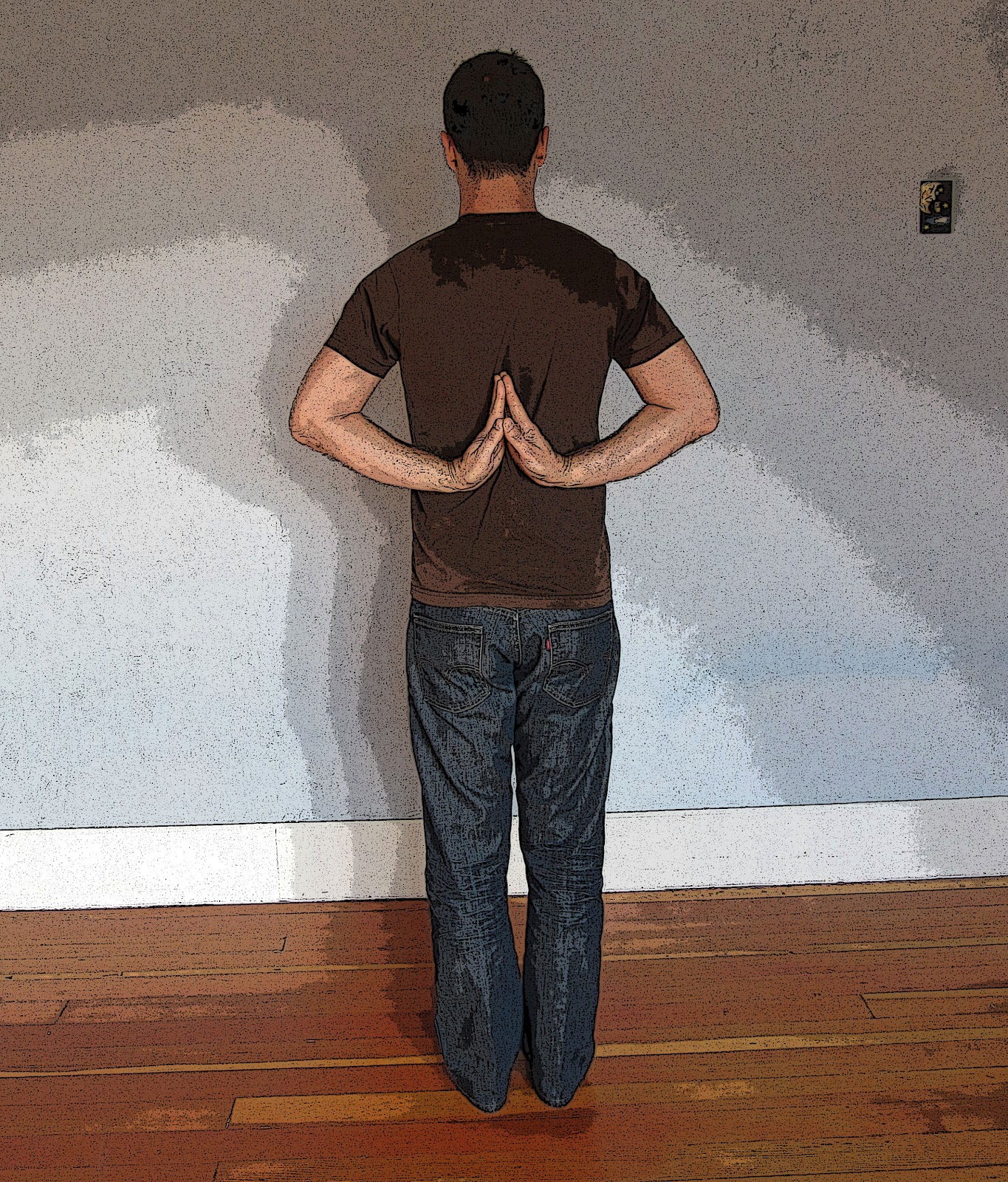 Featured Pose: Reverse Prayer Pose | Yoga Instruction