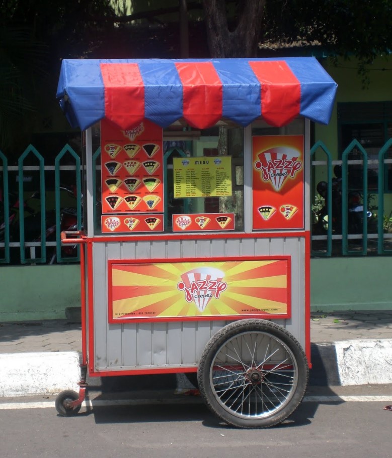 √ 47 Model Gerobak Cilok Modern Kekinian Cocok untuk Jualan Keliling ...