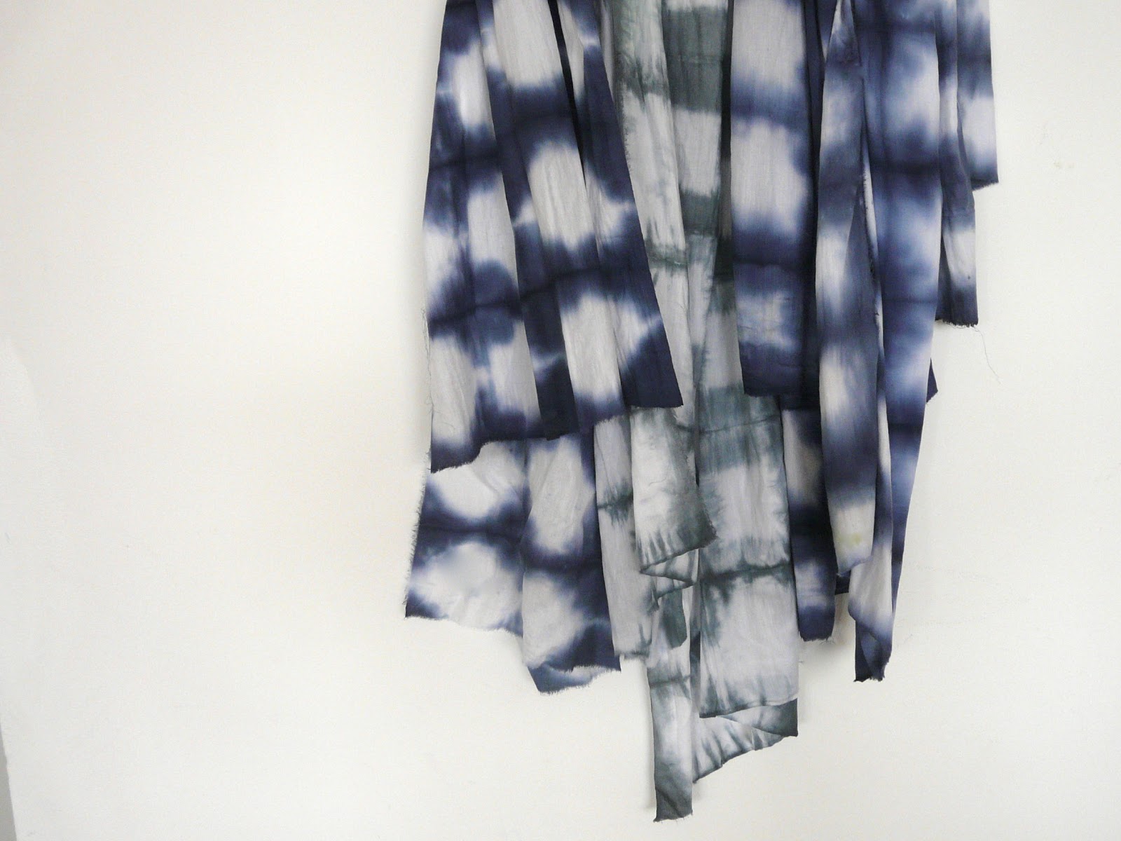 all*over*print: blue simple scarfs