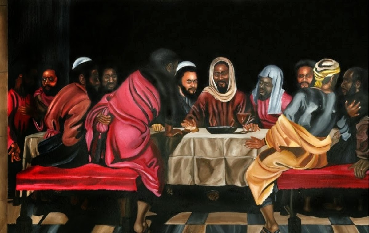 with arms wide open: [the last supper for everyone]