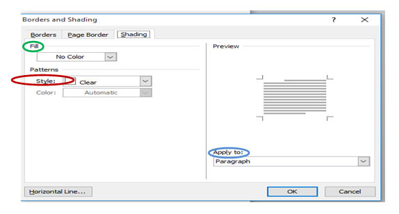 Eka Fitriani: CARA MEMBUAT BORDER DAN SHADING