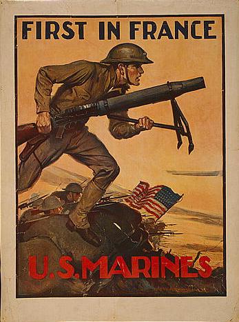 Roads to the Great War: Recruiting Poster Marines