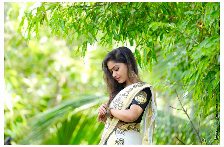 Shritha Sivadas In Kerala Saree South Indian Actress