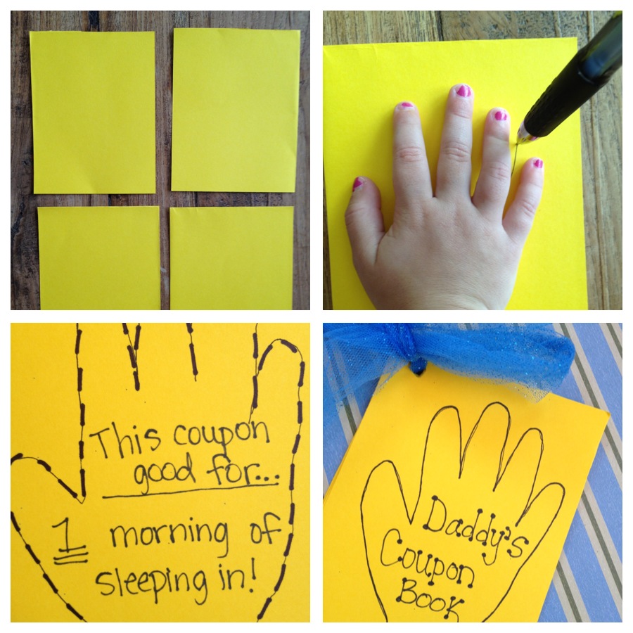 Sunshine + Butterflies: How To Make a Father's Day Coupon Book