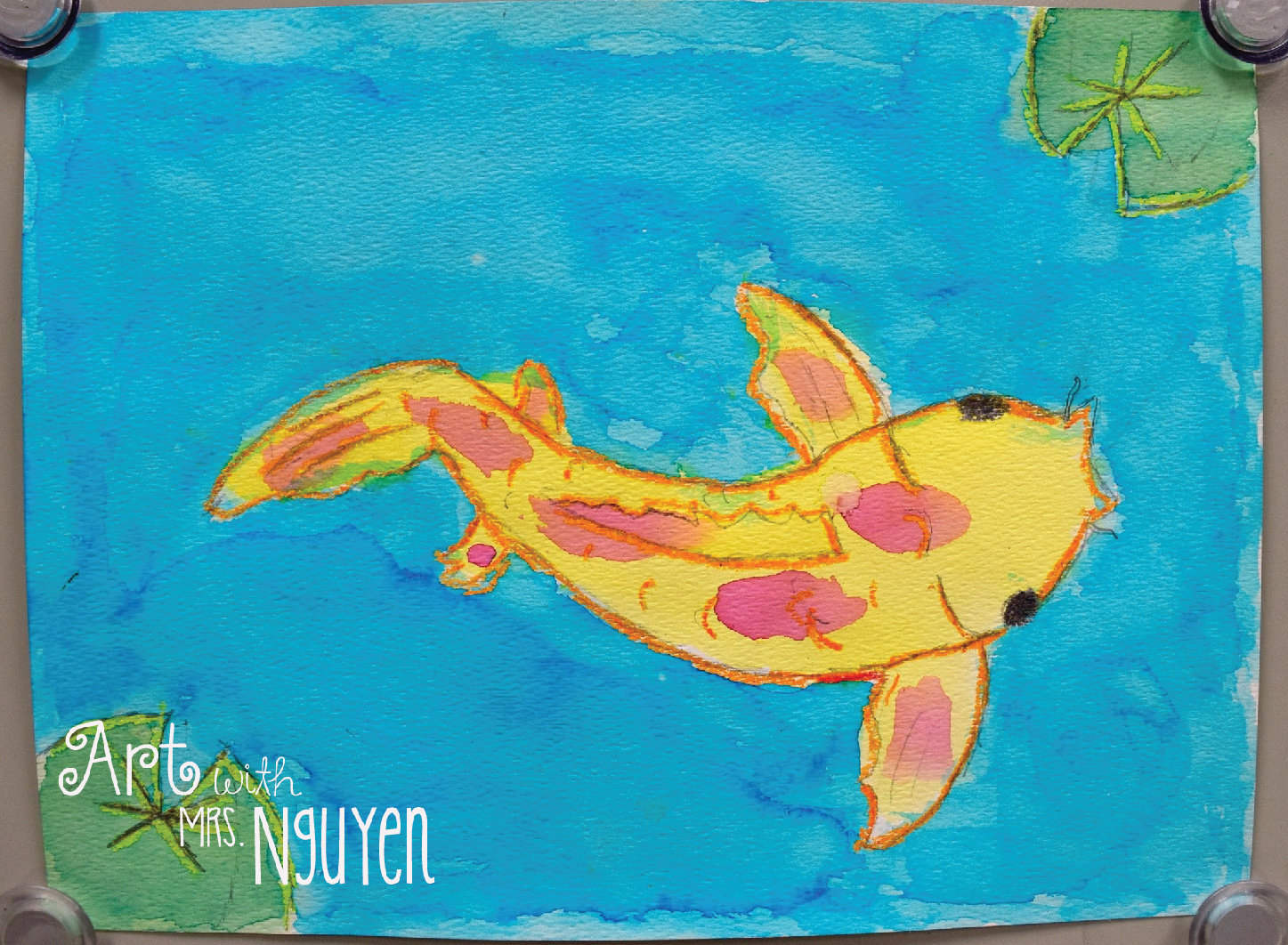 Koi Fish Paintings (5th) | Art with Mrs. Nguyen