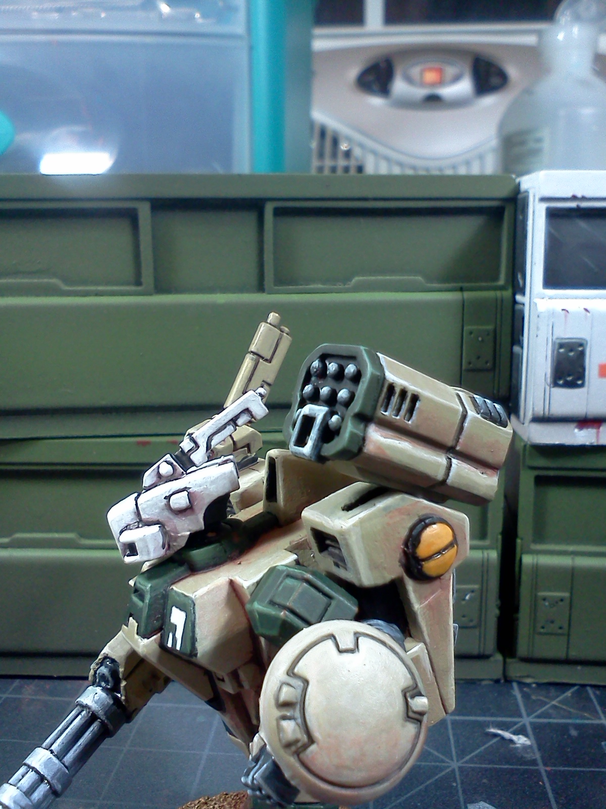 The Tau of War: Paulson Games Mecha Auto Cannons and Missile Launchers